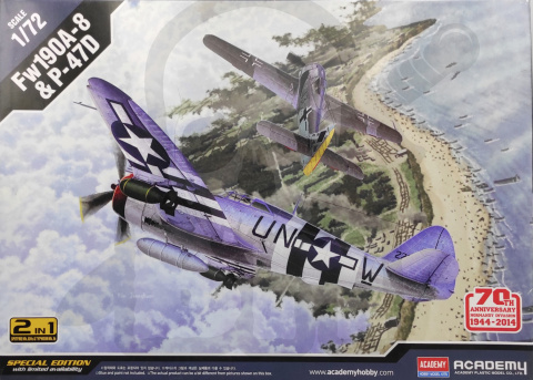 Battle-Models > Academy 12513 Focke Wulf Fw 190A-8 & P-47D Thunderbolt 1:72